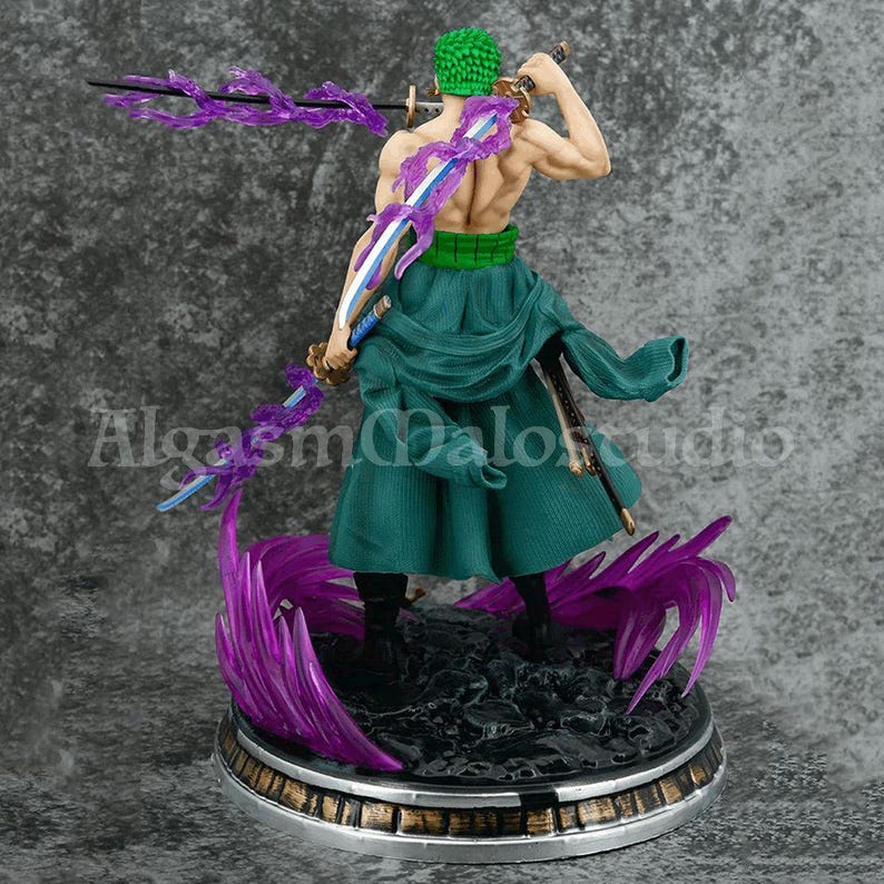 Roronoa Zoro Fighting Skill Action Model PVC Toy Gift - Etsy Australia