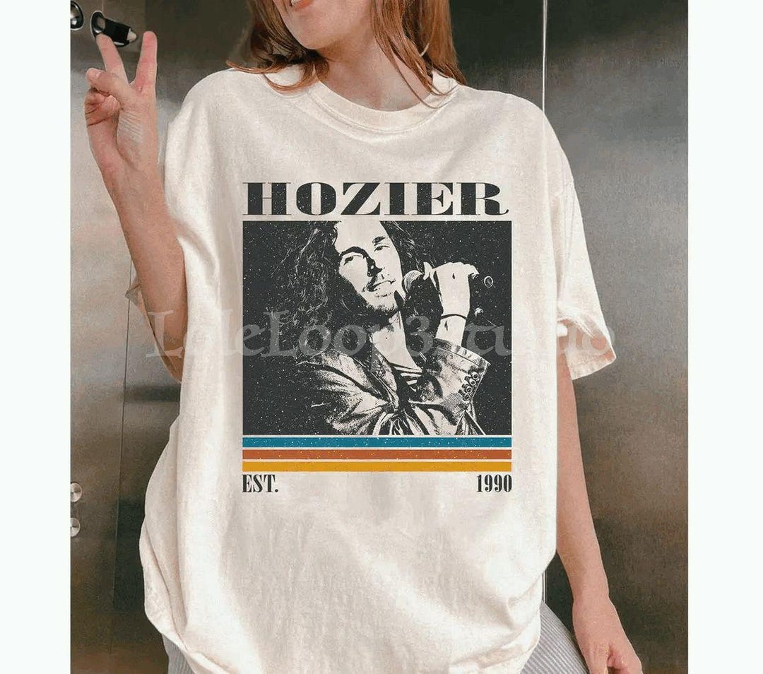 Hozier Retro Music Shirt Casual College Fan T-shirt - Etsy