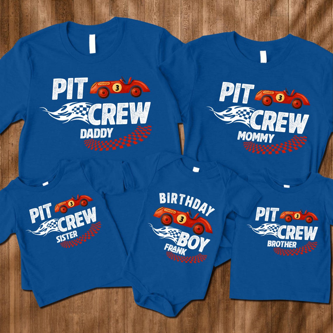 Race Car Birthday Shirts, Custom Pit Crew Shirts, Cute Car Tshirt ...