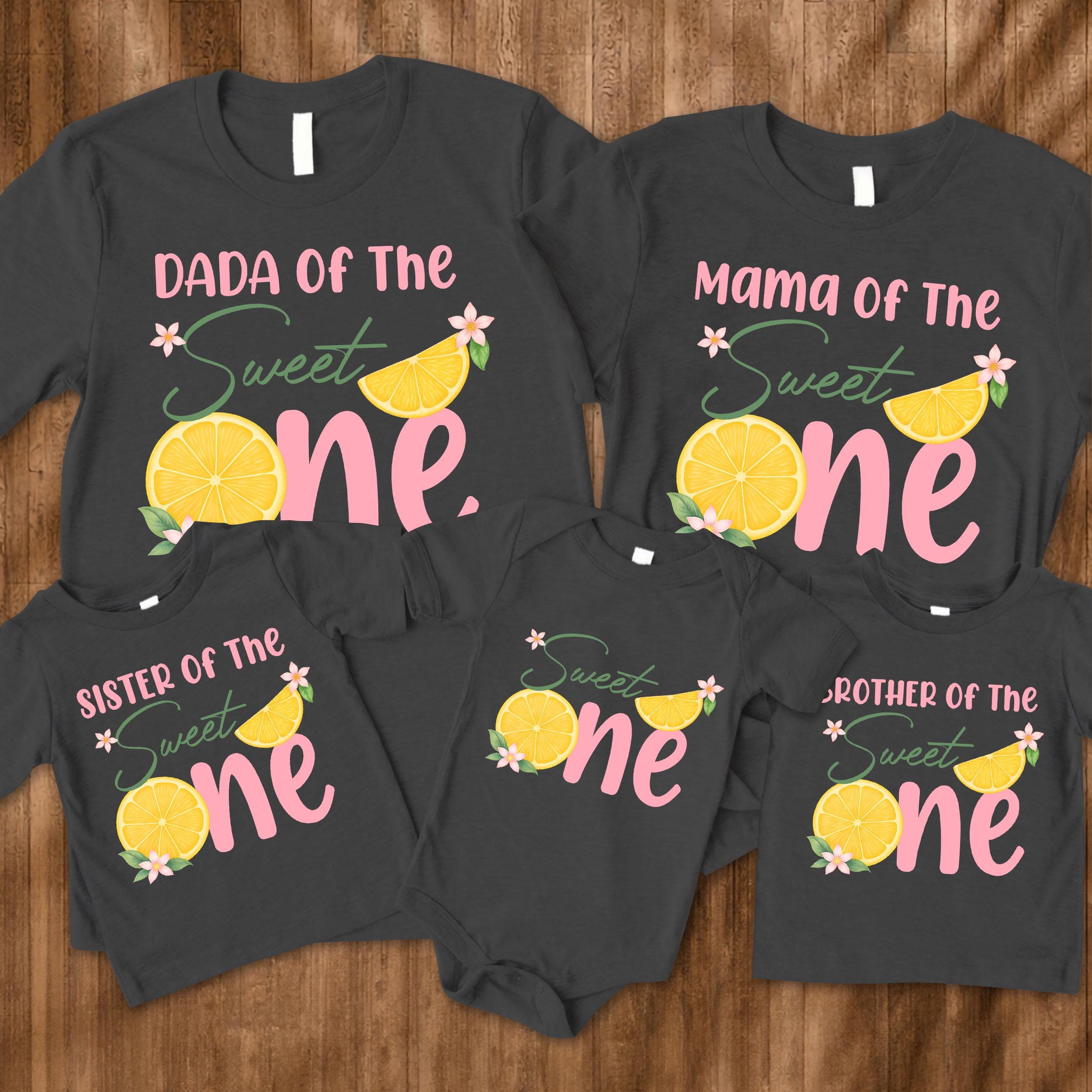 Pink Lemonade Birthday Shirt, Lemon 1st Birthday Outfit, Matching Mommy ...