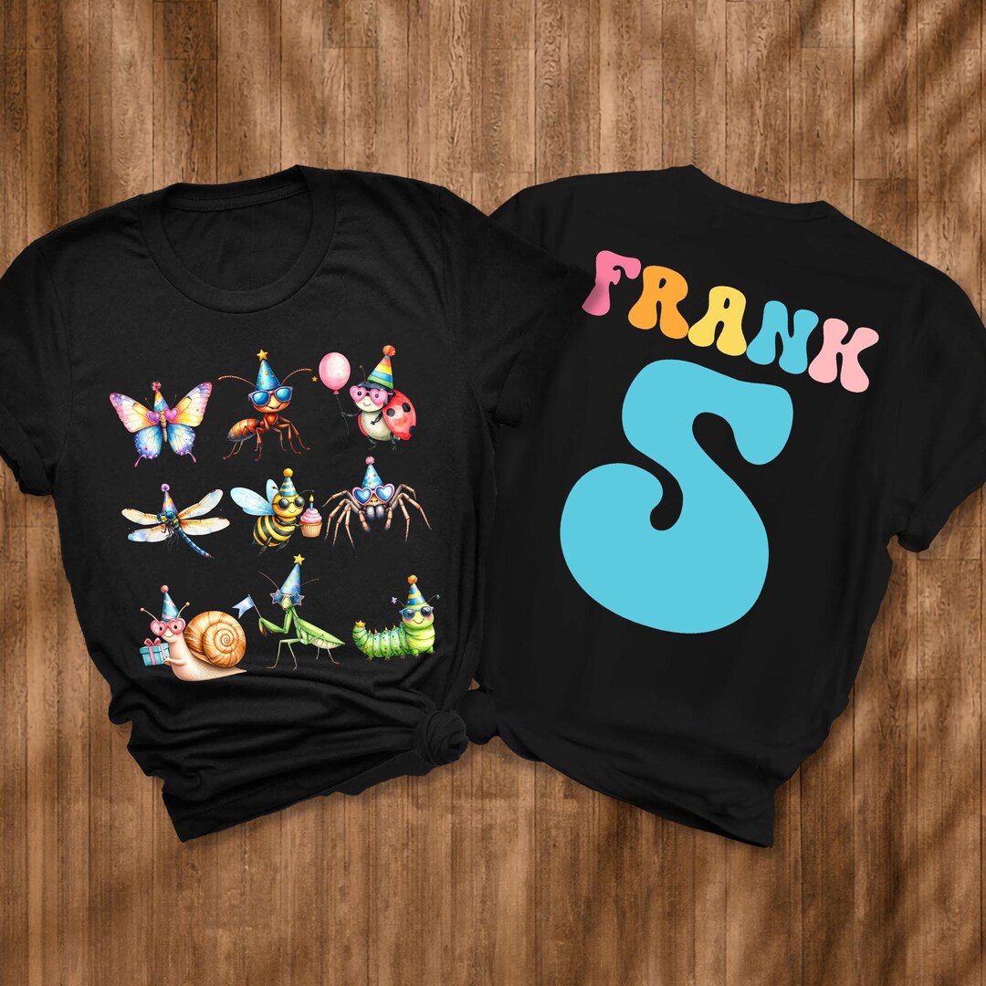 Insect Theme First Birthday Shirts, Family Bug Birthday T-shirt, Insect ...