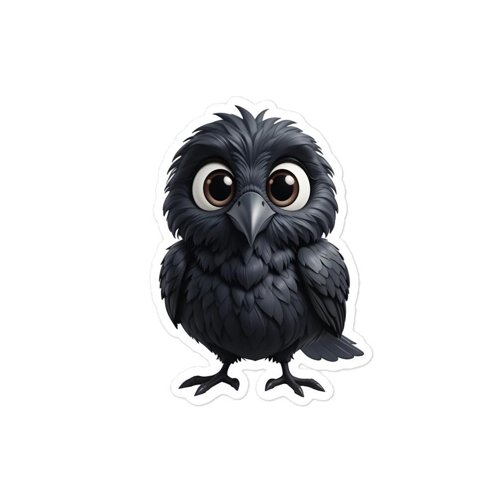 Cute Mini Crow Sticker in 4K – Perfect for Decorating Laptops, Gifts ...