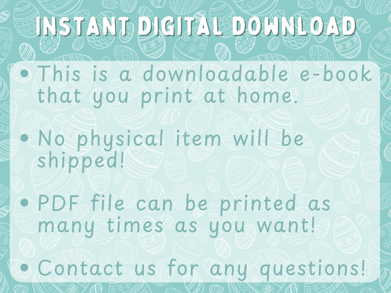 Easter Coloring Pages Adult Coloring Pages for Kids Digital Coloring ...