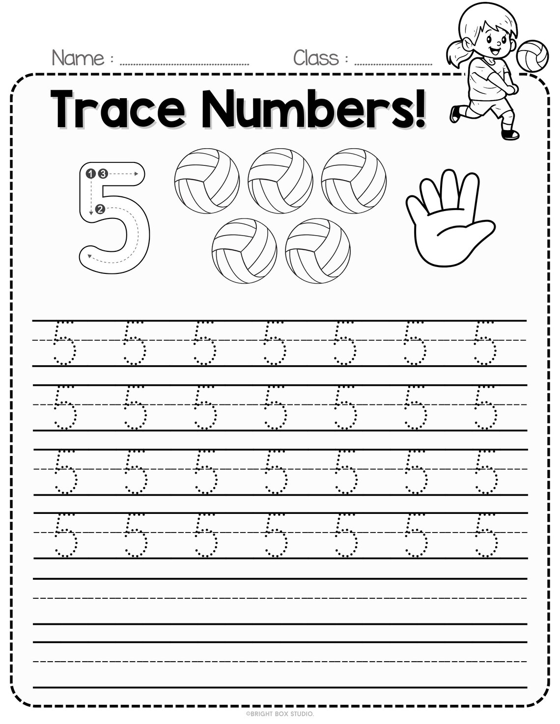 Let’s Learn Numbers 1-10 | Sports-themed Preschool Workbook | Fun ...