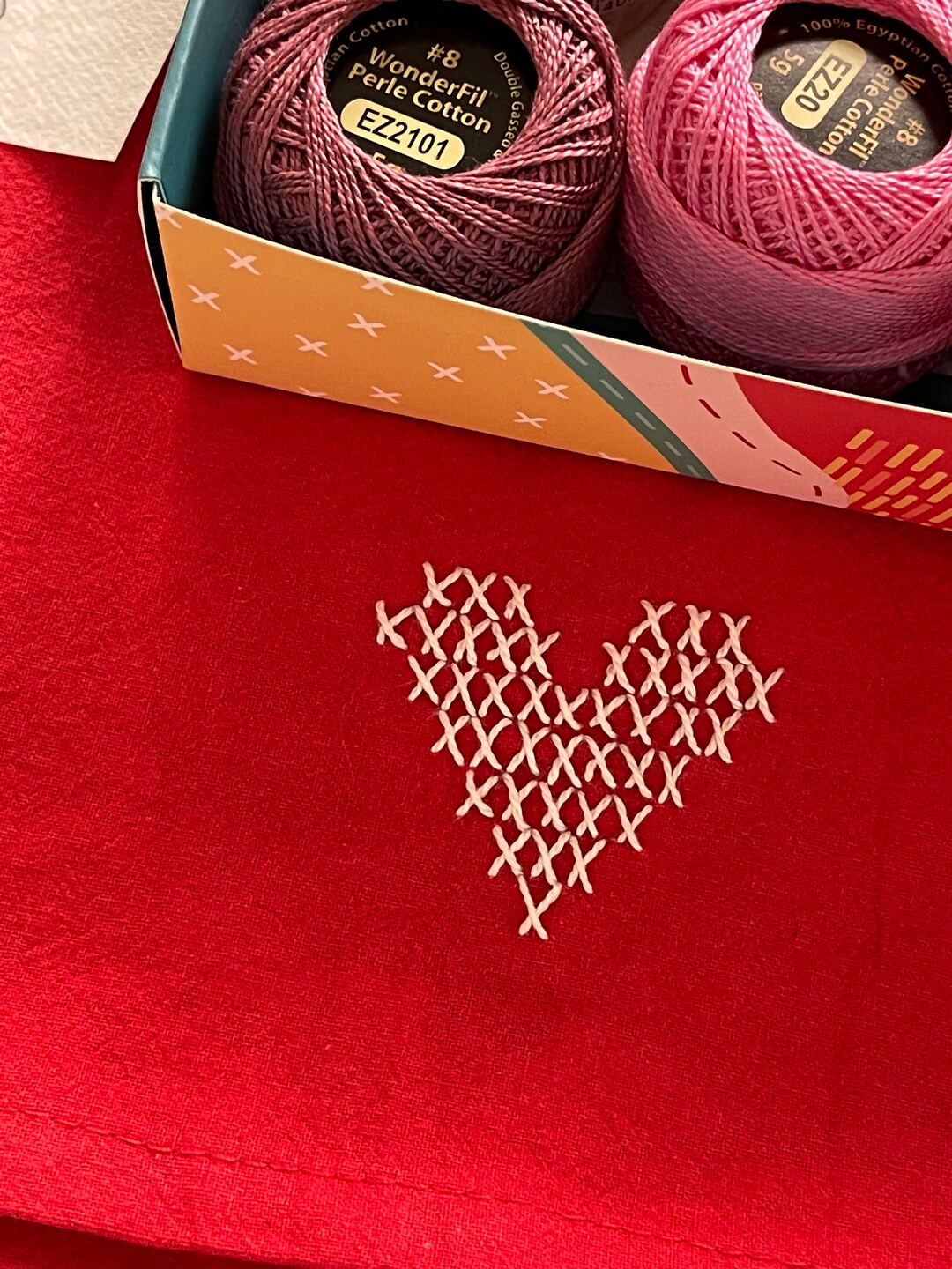 Valentine's Day Themed Stick and Stitch Hand Embroidery Designs - Etsy