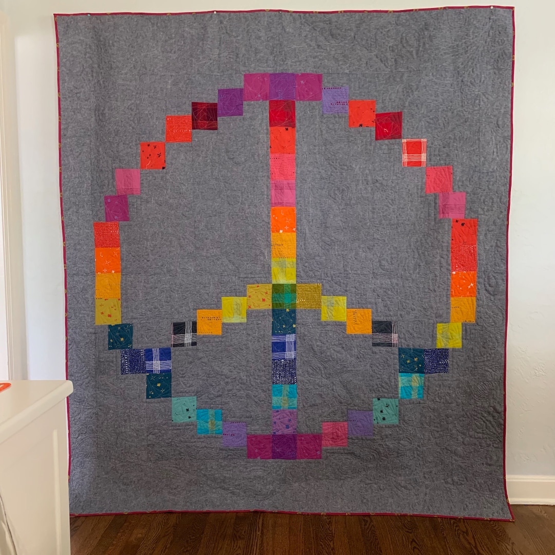 Peace Quilt PDF Pattern - Etsy
