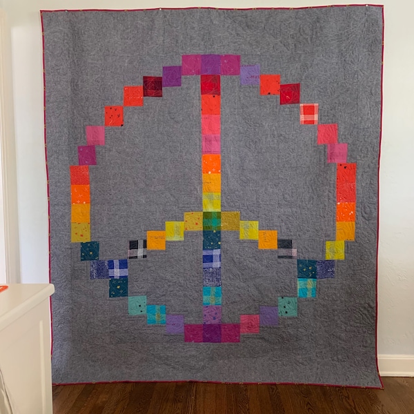 Peace Sign Quilt Pattern - Etsy