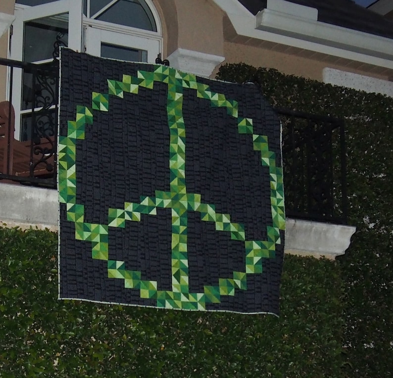 Peace Quilt PDF Pattern - Etsy