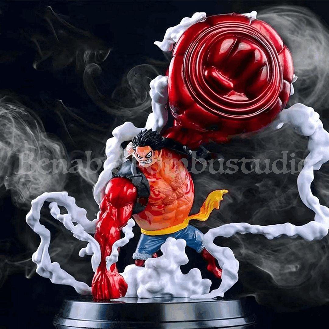 Fourth Gear Luffy Action Figure Big Fist Statue - Etsy