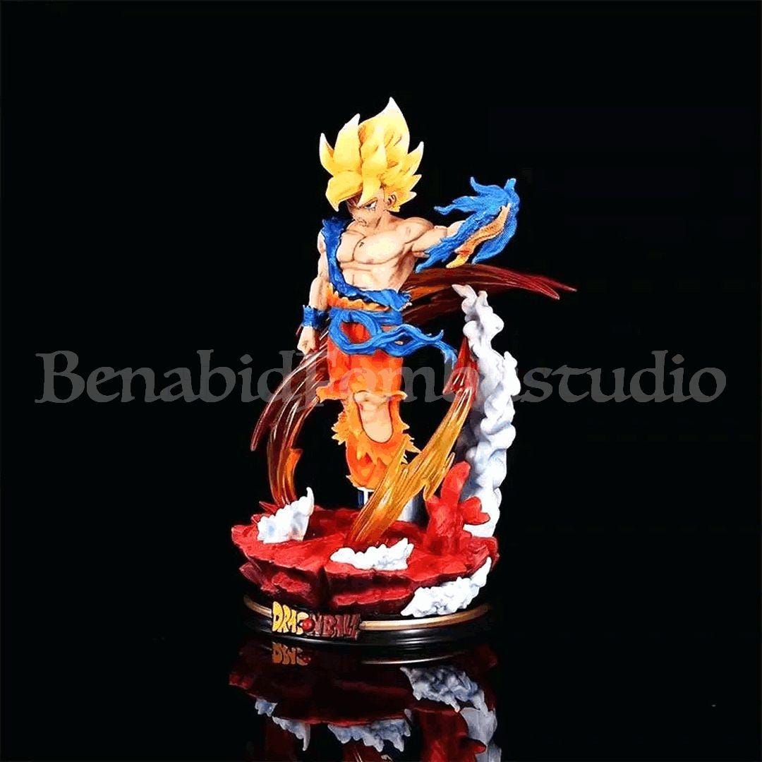 Dragon Ball Z Goku Super Saiyan PVC Action Figure - Etsy
