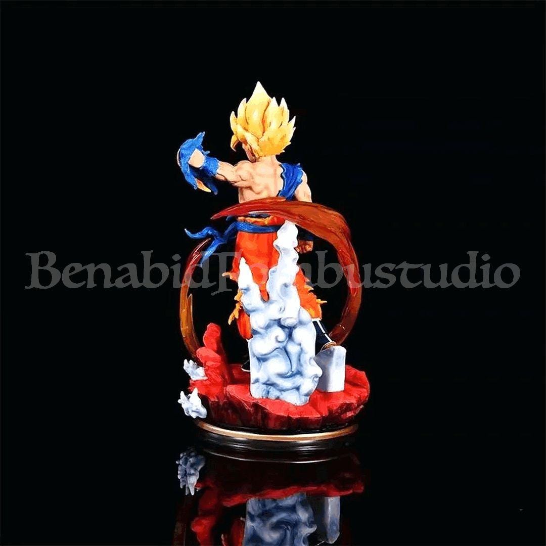 Dragon Ball Z Goku Super Saiyan PVC Action Figure - Etsy