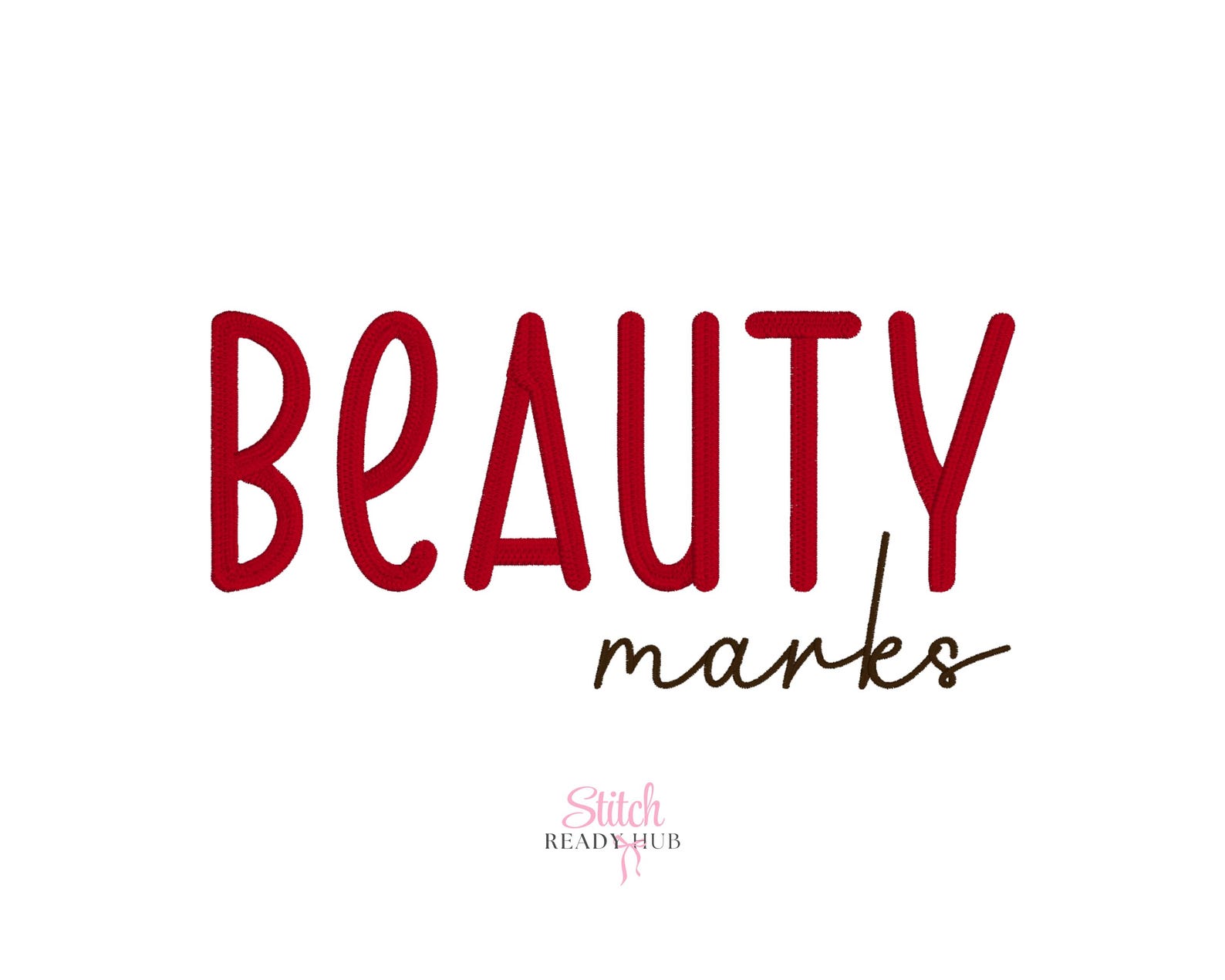 Duo Embroidery Font, Beauty Marks Embroidery Font, Bx Embroidery Fonts ...