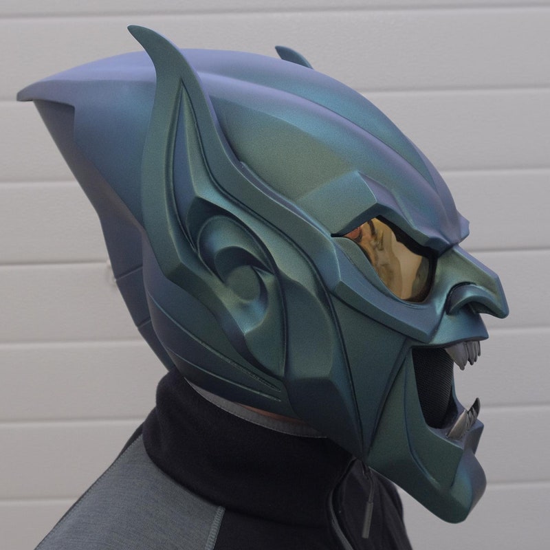 Green Goblin Cosplay Mask - Etsy
