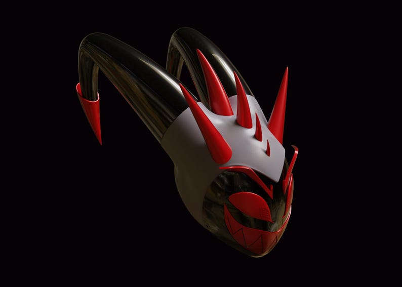 Adam Demon Helmet From Hazbin Hotel Cosplay - Etsy