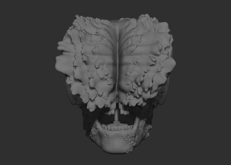 The Last of Us Clicker Zombie Mask | Realistic Cosplay | Prop for ...