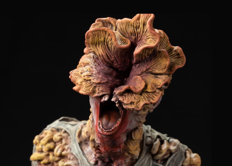 The Last of Us Clicker Zombie Mask | Realistic Cosplay | Prop for ...