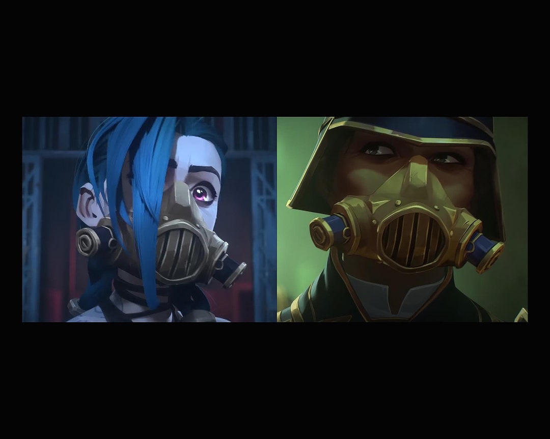 Enforcer Mask | Arcane Cosplay | Zaun - Etsy