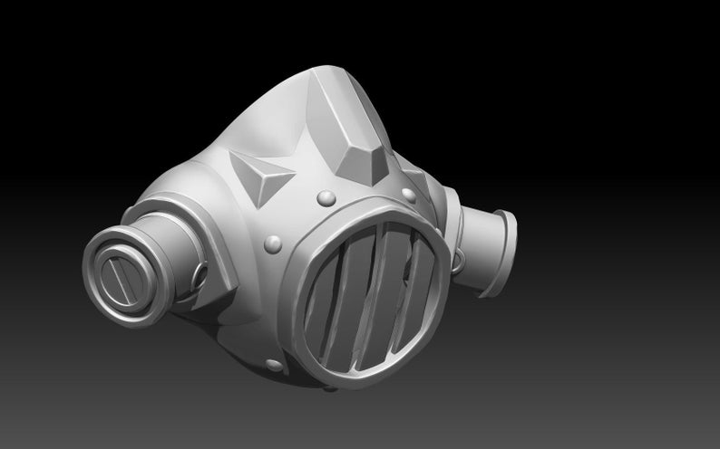 Enforcer Mask | Arcane Cosplay | Zaun - Etsy