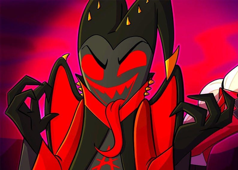 Adam Demon Helmet From Hazbin Hotel Cosplay - Etsy