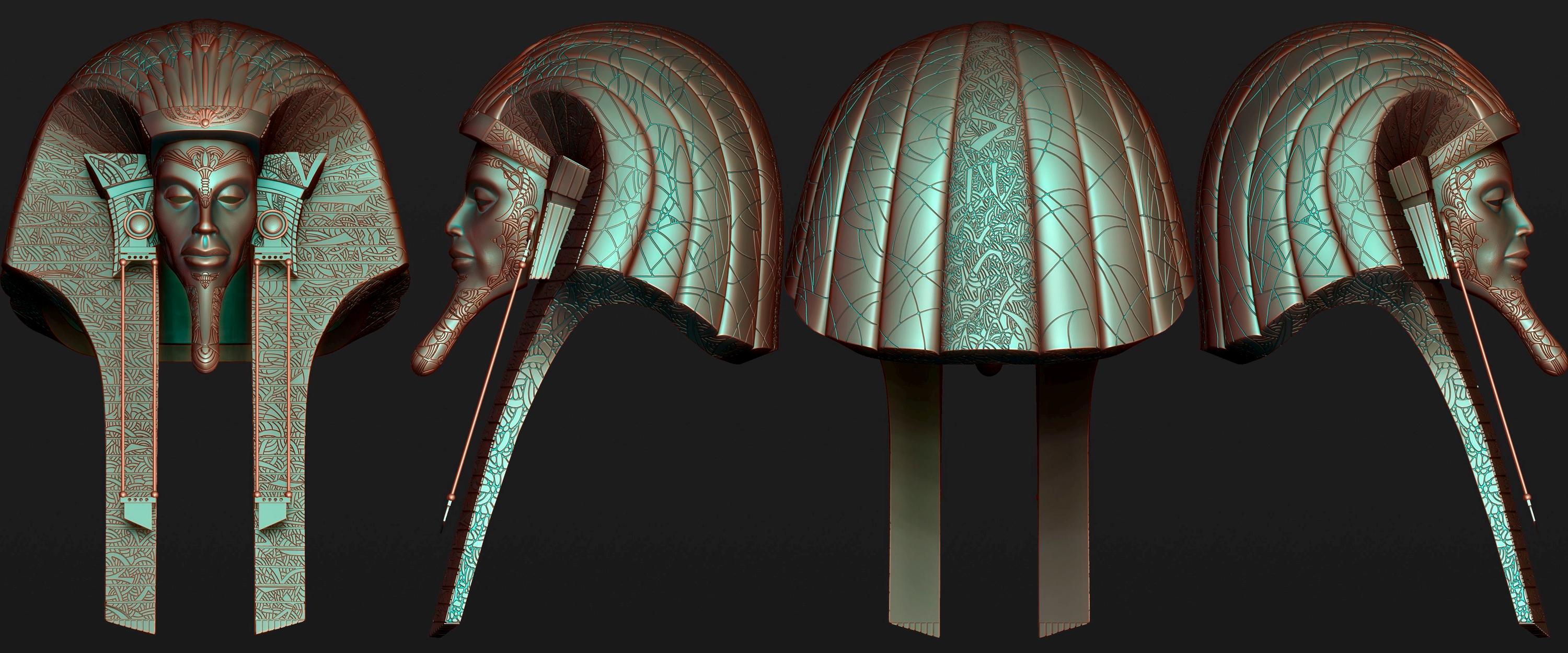 Stargate Ra Helmet | SG-1 Cosplay | Jaffa Ma'tok | Stargate Armor Suit ...