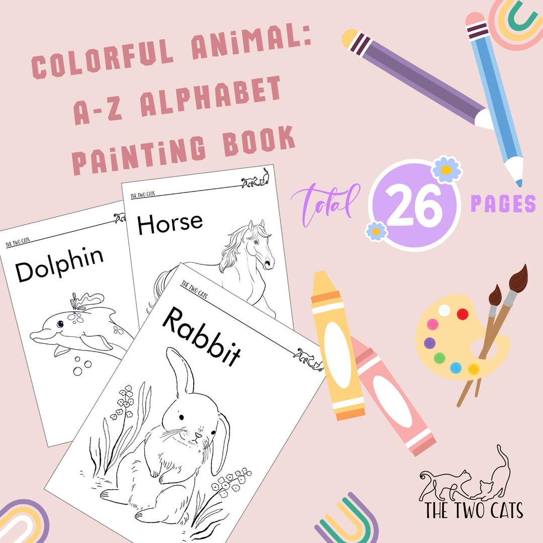 26 Fun Printable Preschool A-Z Coloring Worksheets: Engaging Activities ...