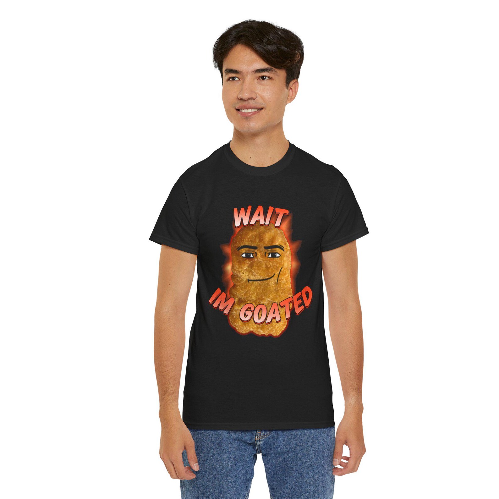 Wait Im Goated Roblox Nugget Meme T-shirt Funny Meme T-shirt - Etsy