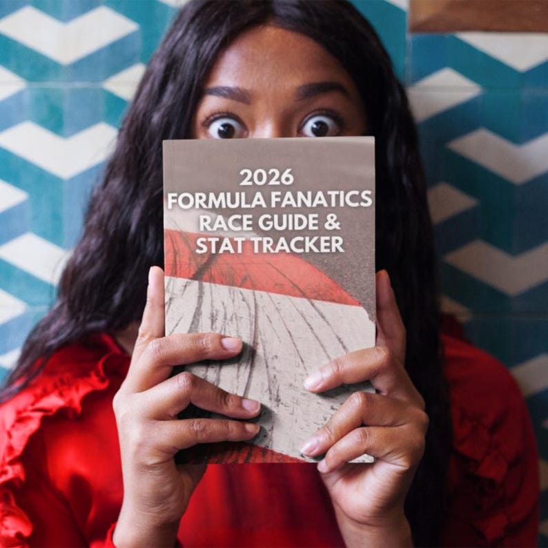 2026 F1 Journal, 2026 Formula 1 Race Journal, Formula 1 Calendar, F1 ...