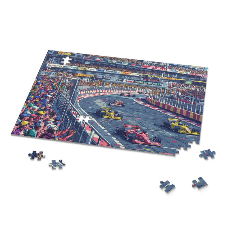 Formula 1 Puzzle, Grand Prix Racing Puzzle, Formula 1 Gift, F1 Art ...