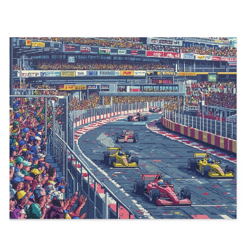 Formula 1 Puzzle, Grand Prix Racing Puzzle, Formula 1 Gift, F1 Art ...