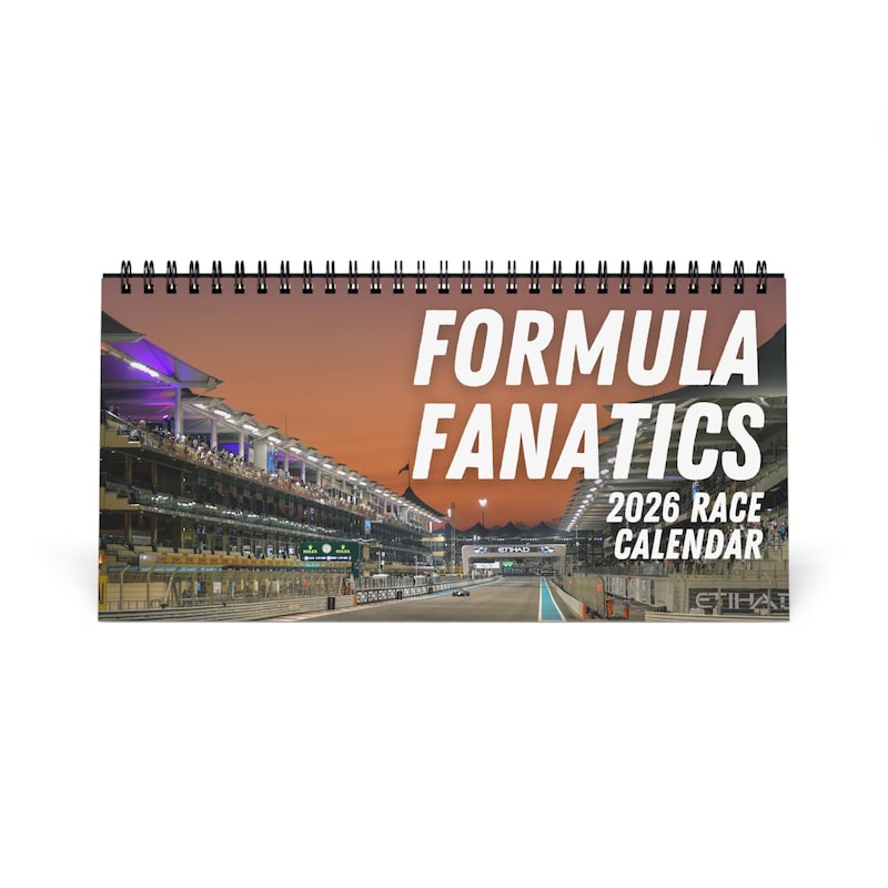 F1 Desk Calendar 2026 - Etsy UK