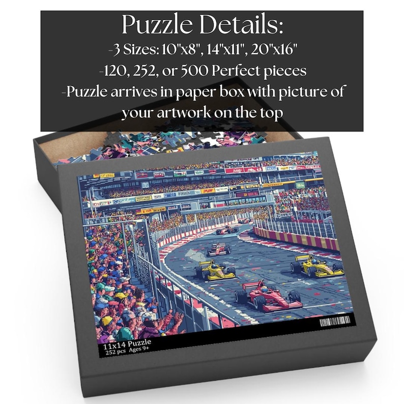 Formula 1 Puzzle, Grand Prix Racing Puzzle, Formula 1 Gift, F1 Art ...