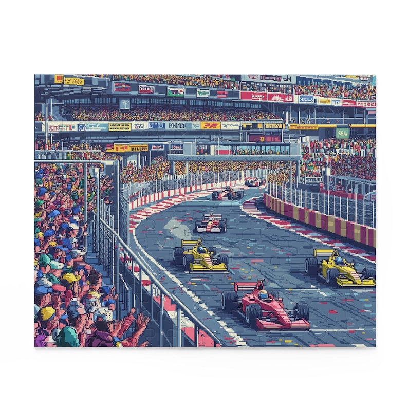 Formula 1 Puzzle, Grand Prix Racing Puzzle, Formula 1 Gift, F1 Art ...