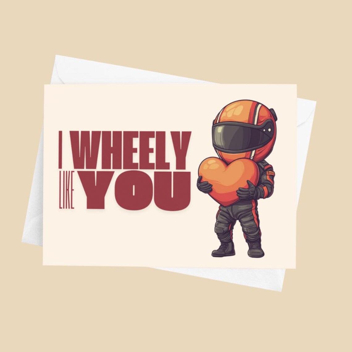 F1 Heart Valentine's Card, F1 Valentine's Day Card, F1 Art, F1 Card for ...
