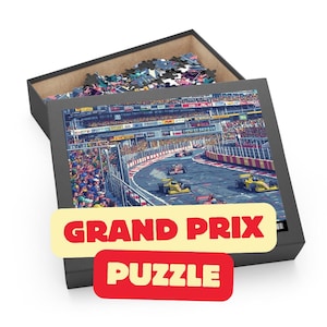 Formula 1 Puzzle, Grand Prix Racing Puzzle, Formula 1 Gift, F1 Art ...