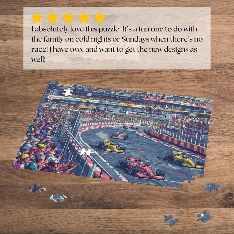 Formula 1 Puzzle, Grand Prix Racing Puzzle, Formula 1 Gift, F1 Art ...