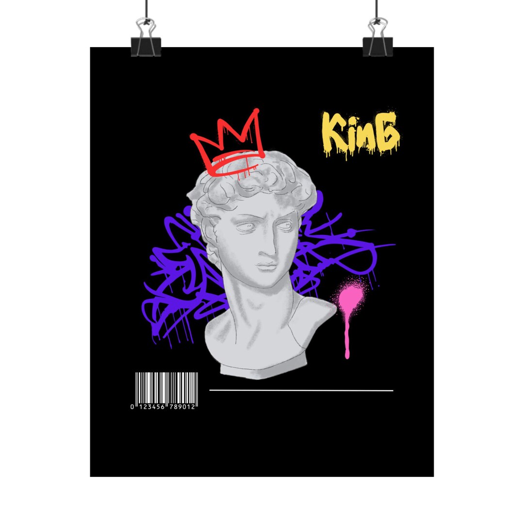 Urban Art Poster, Cool Wall Decor, Street Art Print, Graffiti Style ...