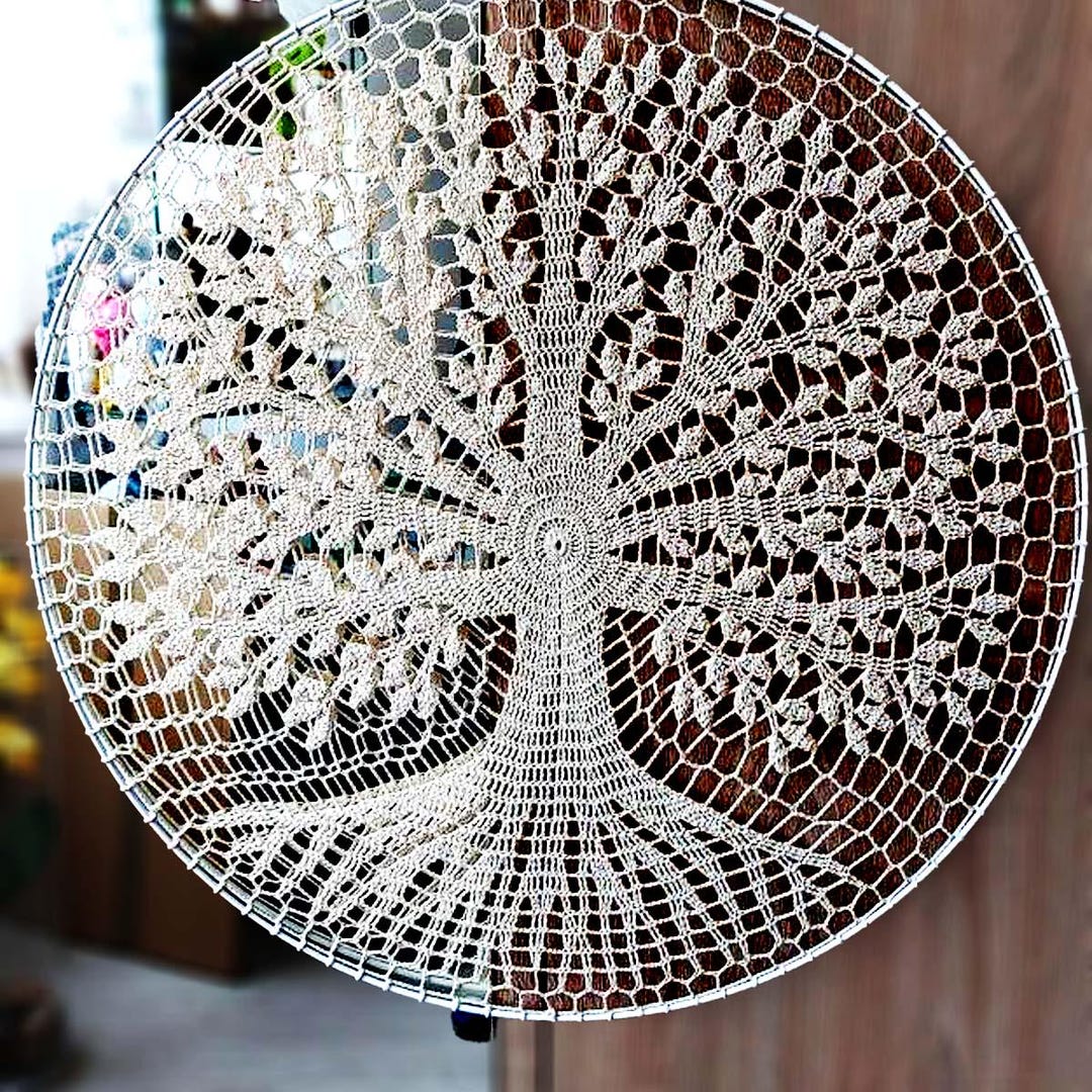 Tree of Life Crochet Pattern PDF, Mandala Wall Hanging DIY, Crochet ...