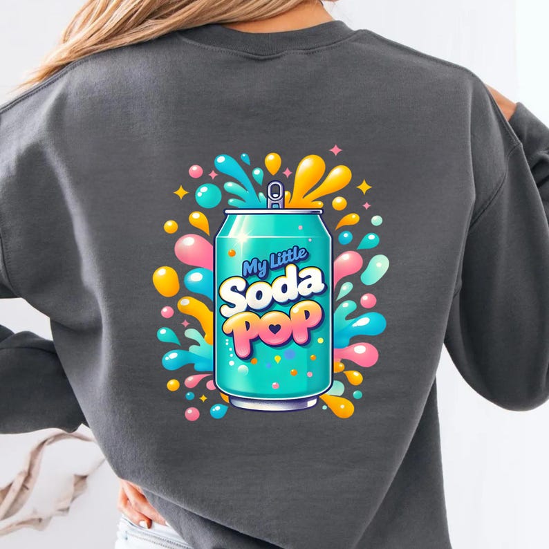 My Little Soda Pop PNG SVG, Cute Kawaii Drink Clipart, Colorful Soda ...