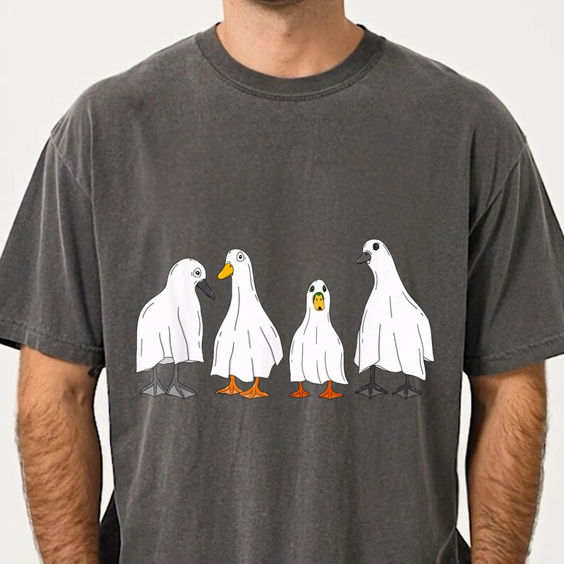 Duck Duck Ghost PNG Bundle, Funny Halloween Duck Sublimation Designs ...