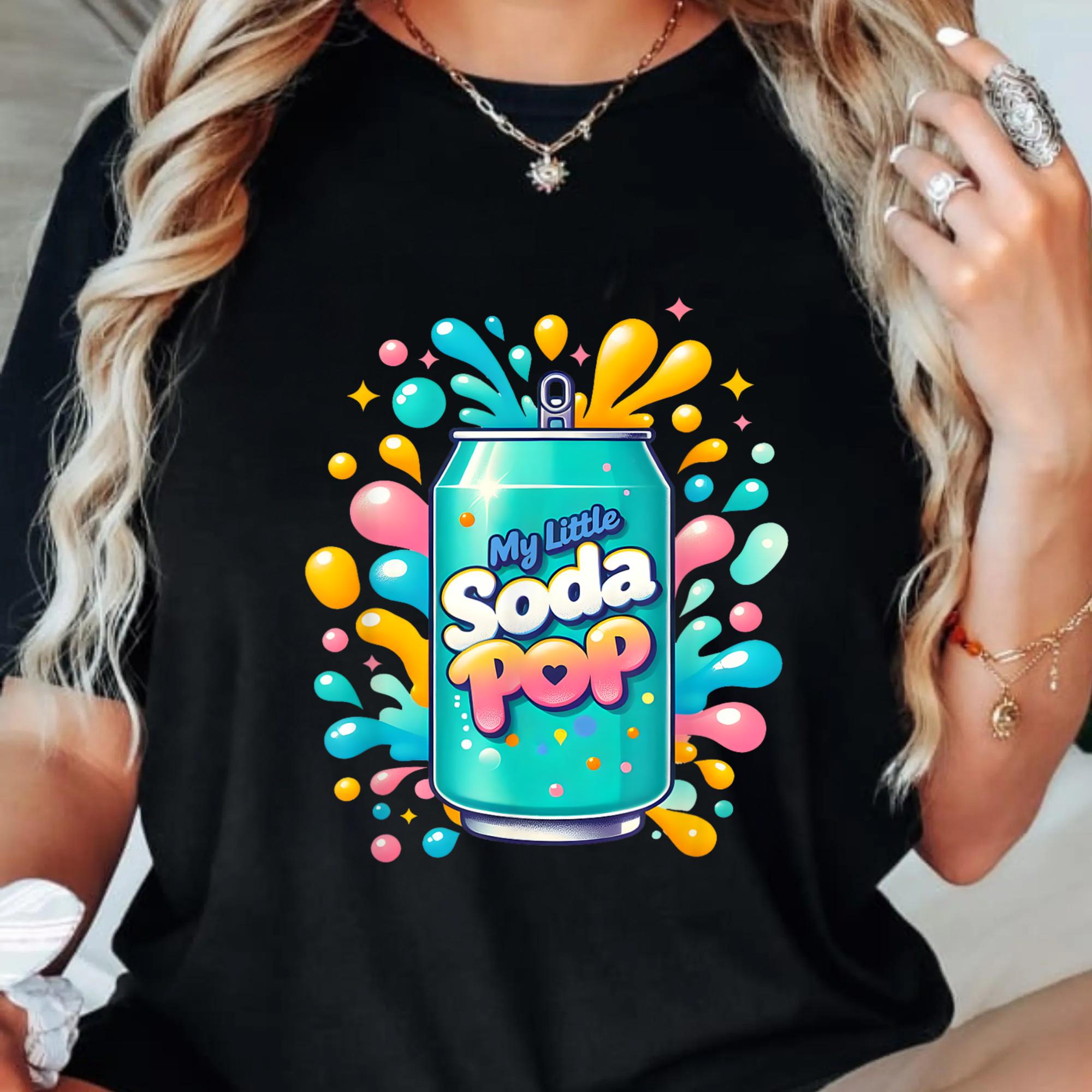 My Little Soda Pop PNG SVG, Cute Kawaii Drink Clipart, Colorful Soda ...