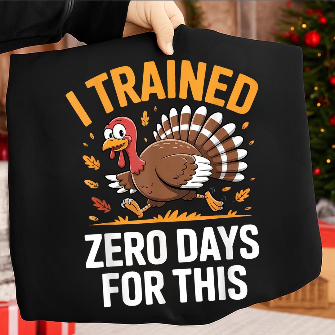 Turkey Running PNG, Funny Thanksgiving Zero Days for This, Turkey Trot ...