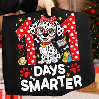 100 Days of School Dalmatian Dog Boy Kid 100th Day of School Png, Funny ...