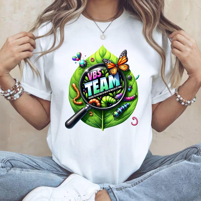 VBS 2025 PNG Bundle, 40+ Vacation Bible School Magnified Theme ...