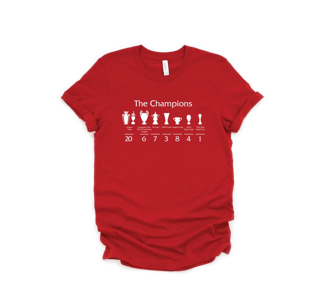 LFC Liverpool the Champions T Shirt Champions Wall - Etsy