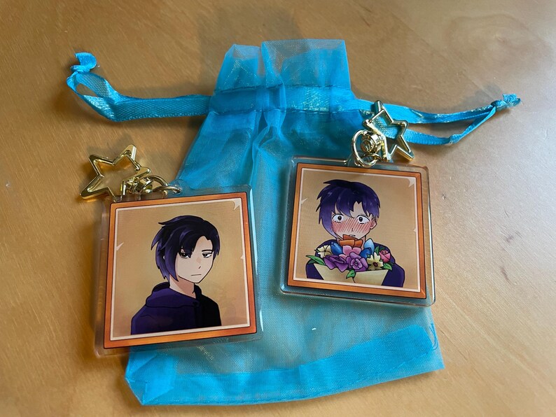 Stardew Valley Acrylic Keychains - Shane Emily Sebastian Abigail - Etsy