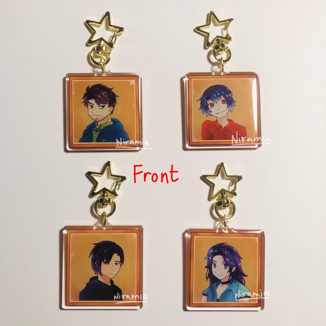 Stardew Valley Acrylic Keychains - Shane Emily Sebastian Abigail - Etsy