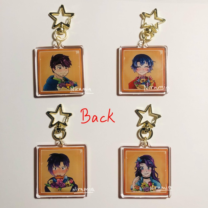 Stardew Valley Acrylic Keychains - Shane Emily Sebastian Abigail - Etsy