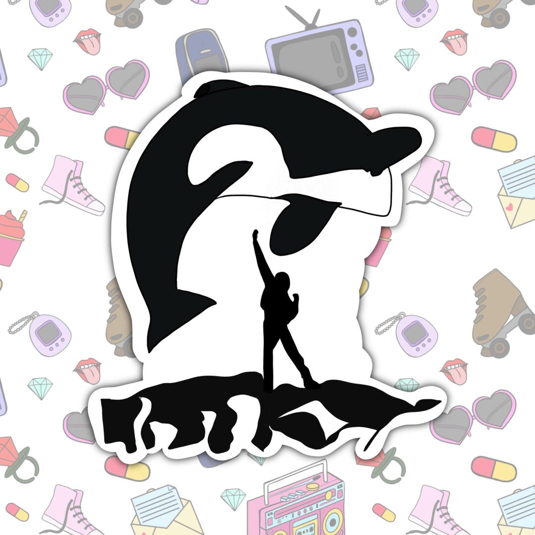 Free Willy Movie Waterproof Sticker - Etsy