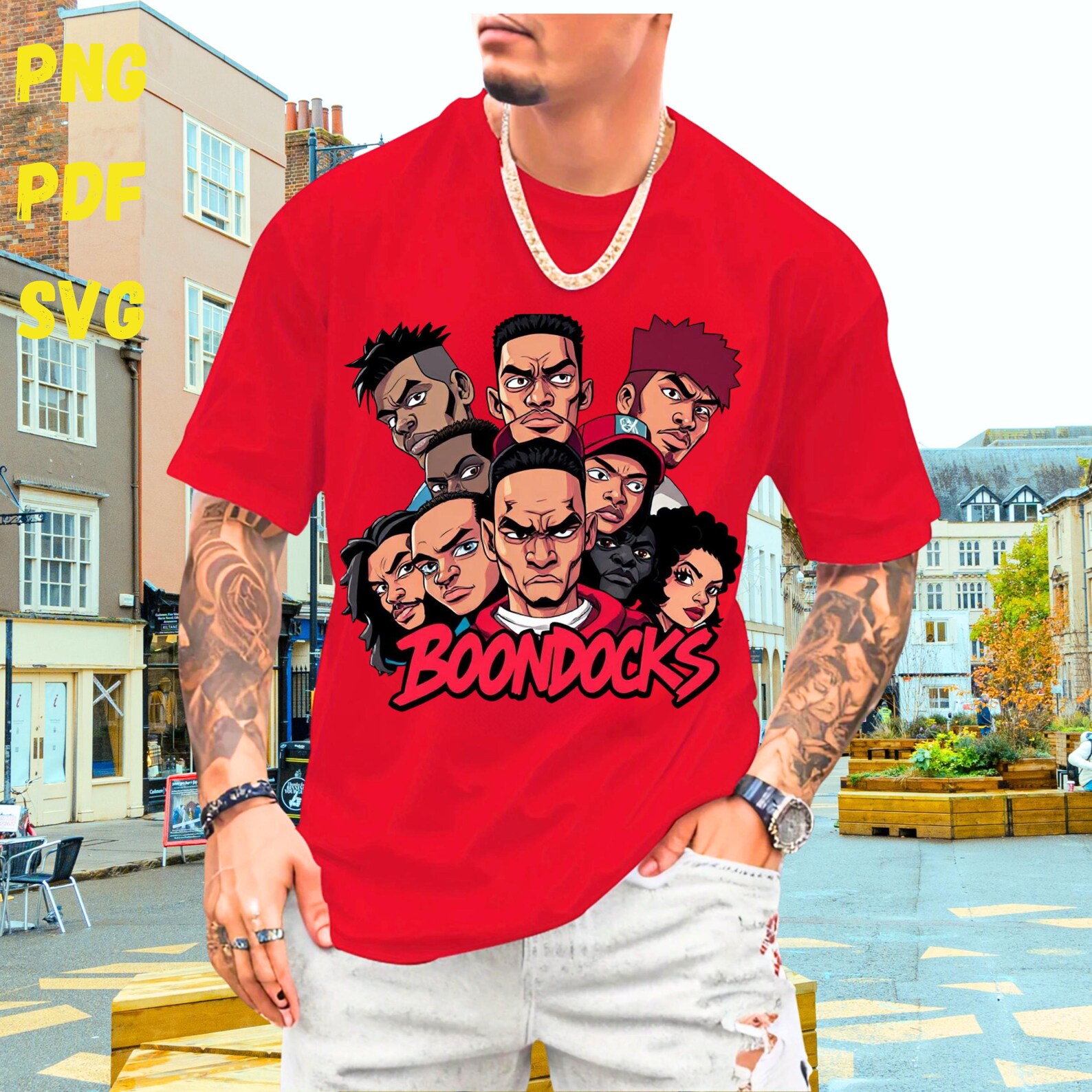 Boondocks Cartoon Characters PNG SVG PDF | 4000x4000 High-quality ...