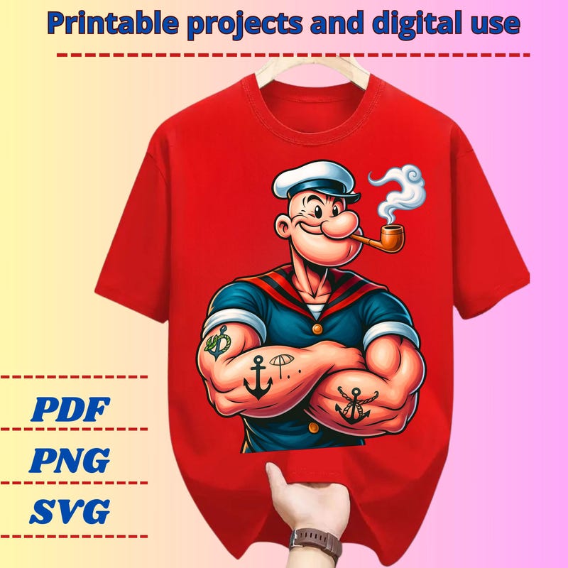 Popeye Tshirts - Etsy